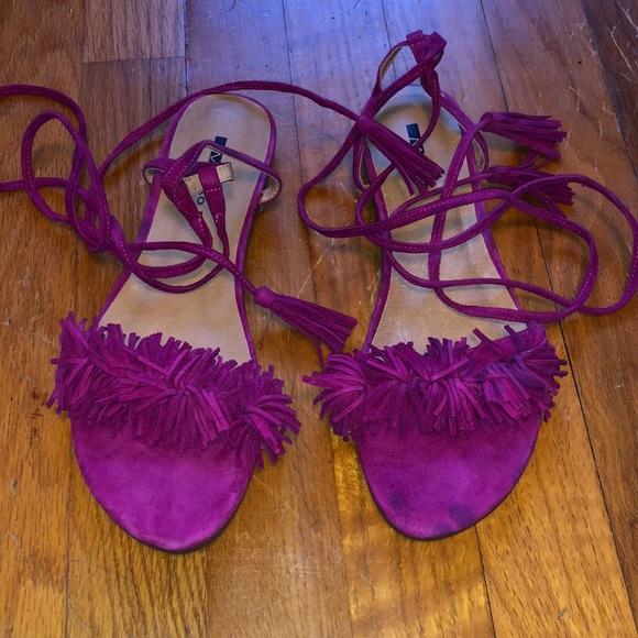 Matiko | Shoes | Matiko Fringe Sandals | Poshmark